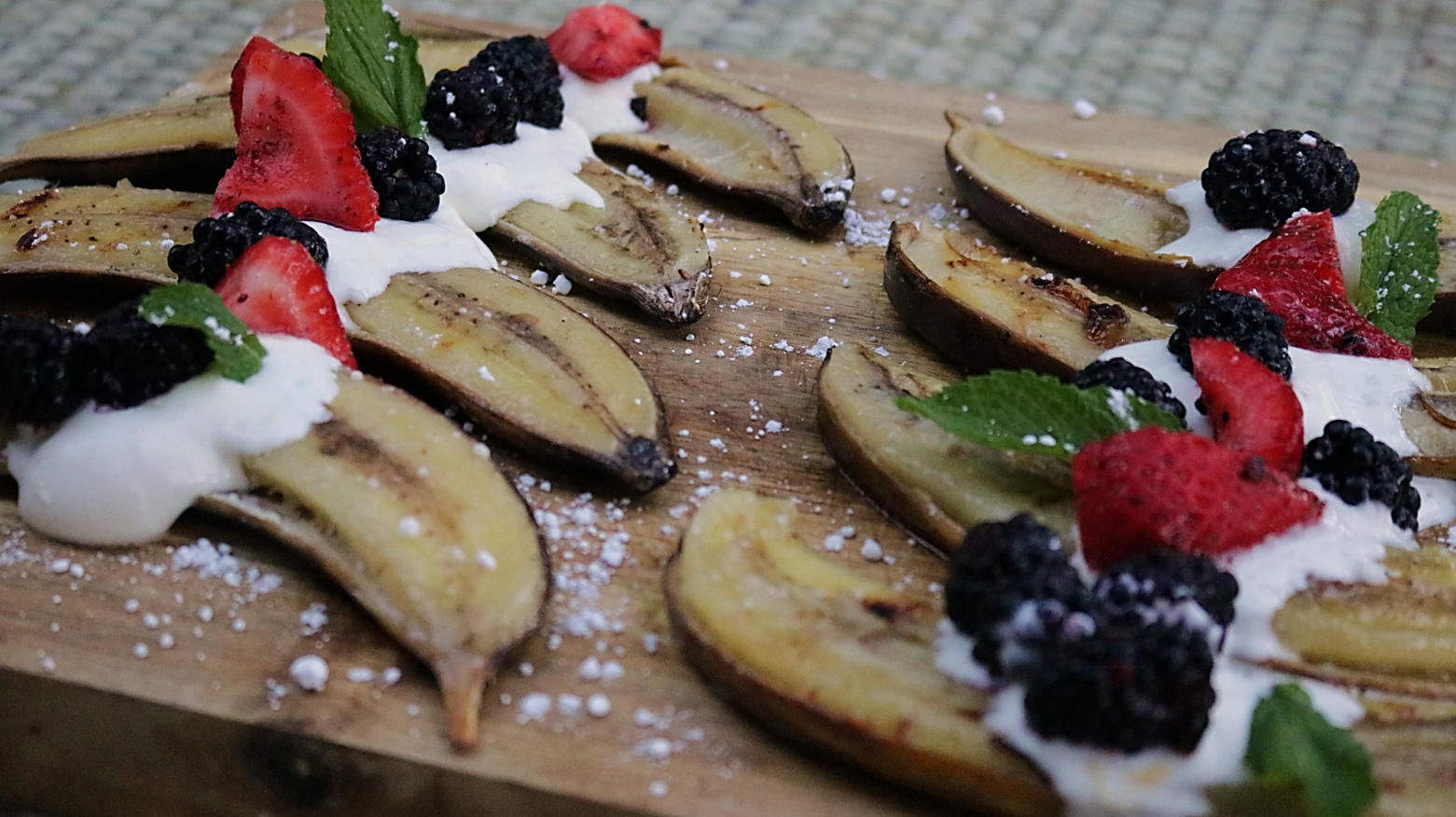 Grilled Mexican Bananas Recipe with Orange Creme Recipe - Armadillo Pepper